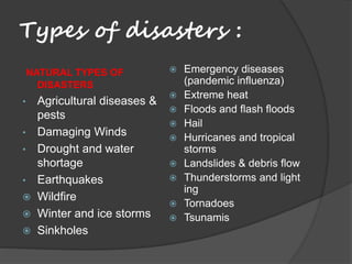 Disaster | PPTX