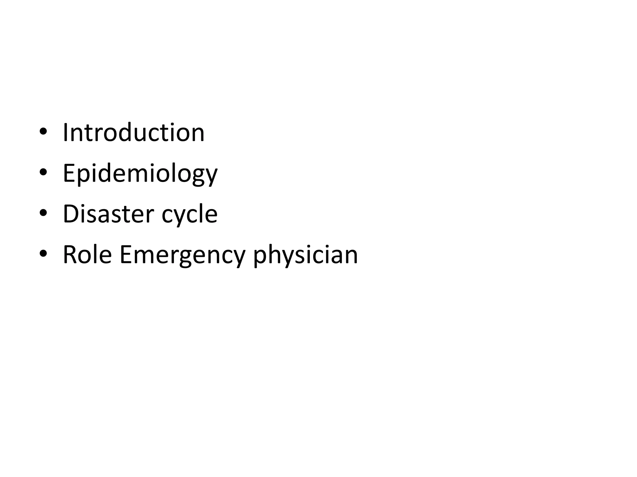 role of doctors in disaster | PPTX
