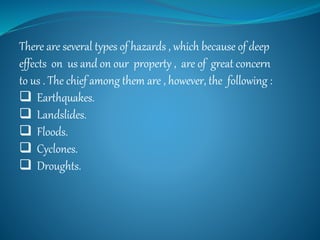 Natural and Manmade Disasters | PPTX