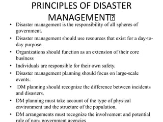 environment disaster management concpt and application | PPTX