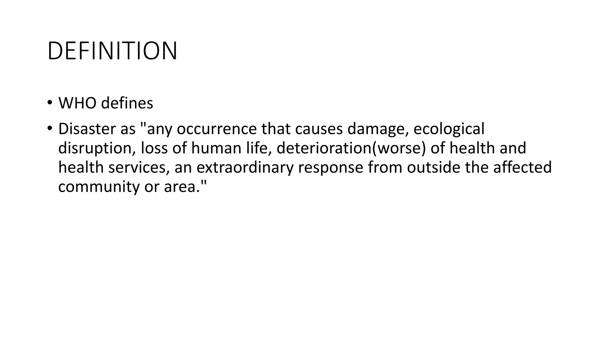 DISASTER NURSING/EMERGENCY NURSING MANAGEMENT | PPTX