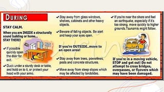 DISASTER (EARTHQUAKE, FIRE AND THE BIG ONE) | PPTX