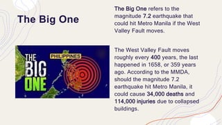 DISASTER (EARTHQUAKE, FIRE AND THE BIG ONE) | PPTX