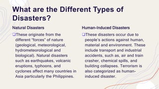 DISASTER (EARTHQUAKE, FIRE AND THE BIG ONE) | PPTX