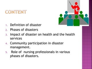 DISASTER management .ppt