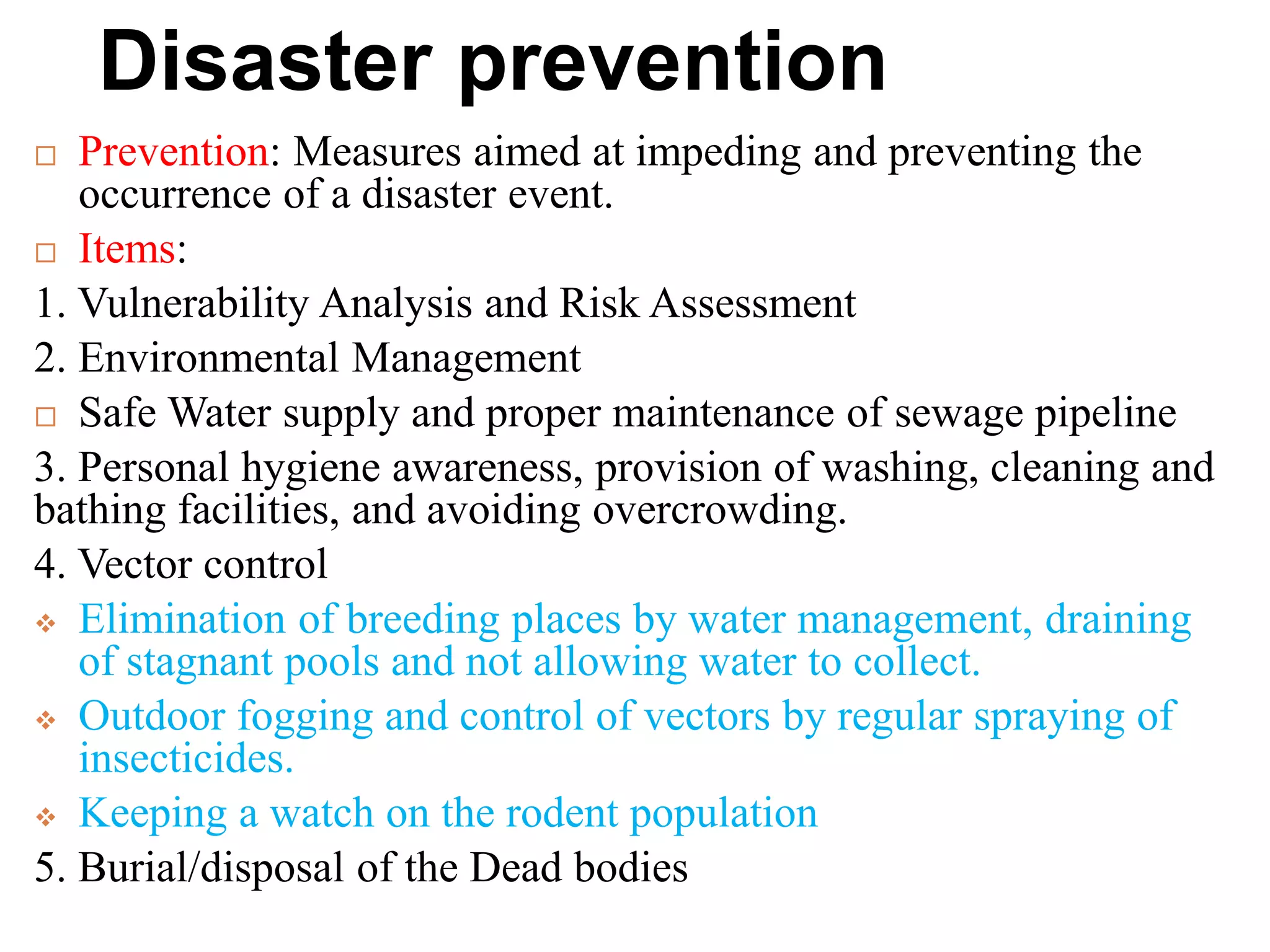 Disaster and-communicable-diseases | PPTX