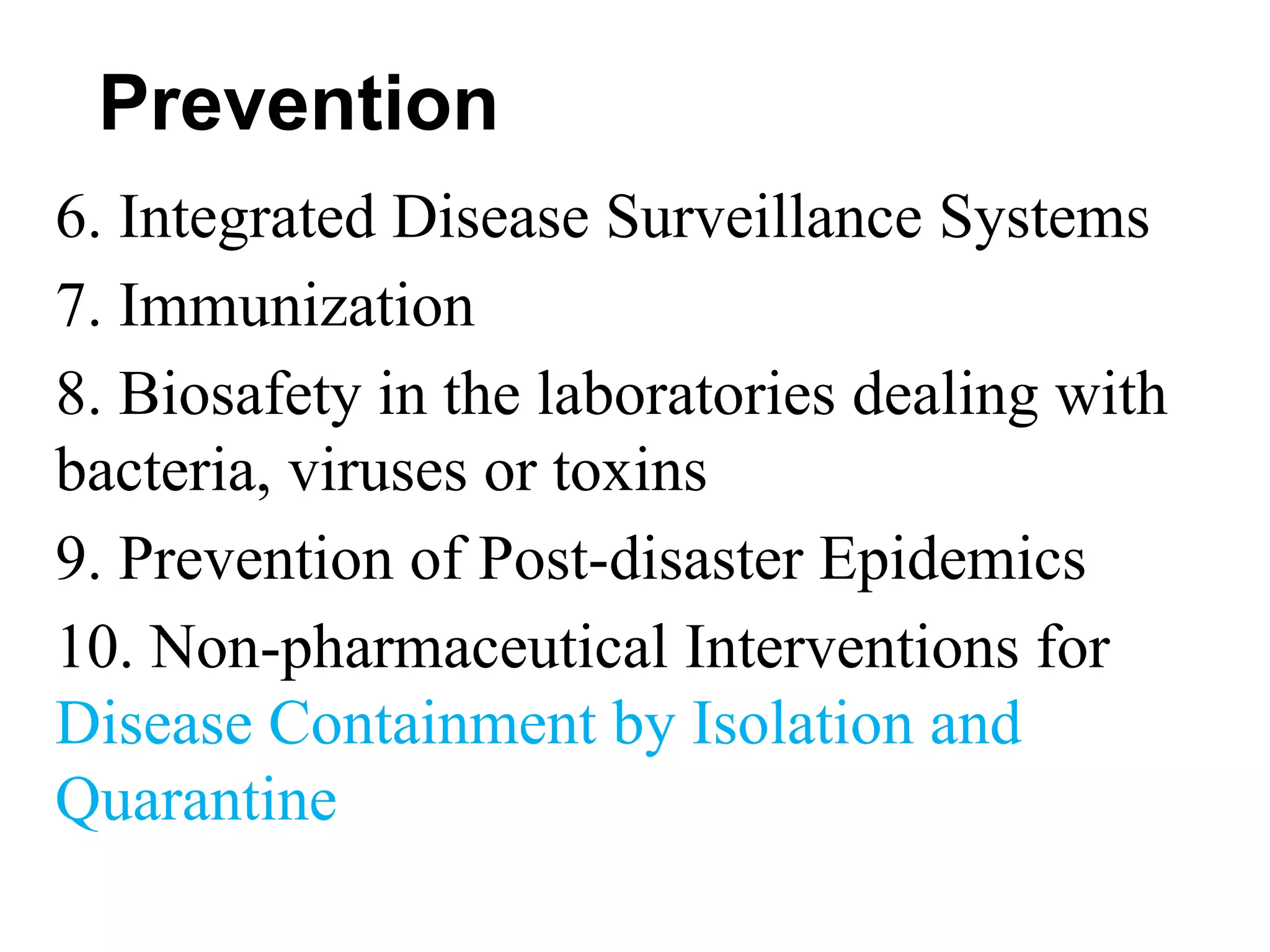 Disaster and-communicable-diseases | PPTX