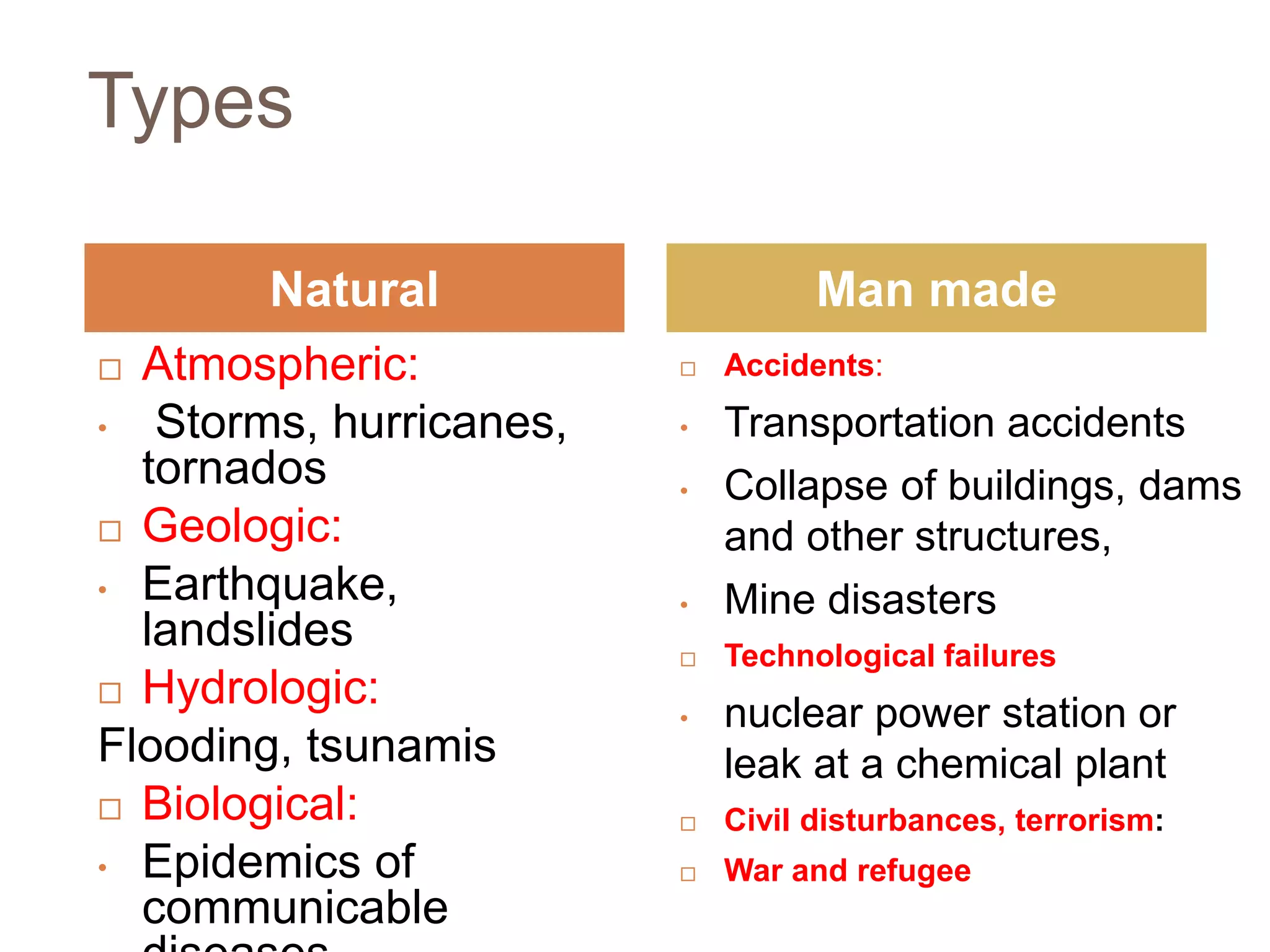 Disaster and-communicable-diseases | PPTX