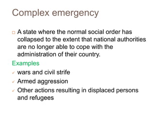 Disaster and-communicable-diseases | PPTX
