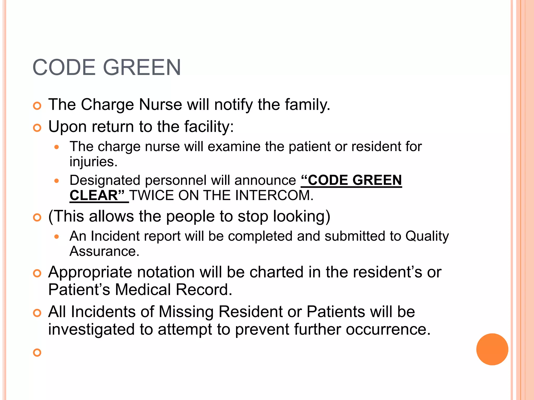 DISASTER-AND-EMERGENCY-CODES-ppt-11-15.pptx | First Aid | Injuries