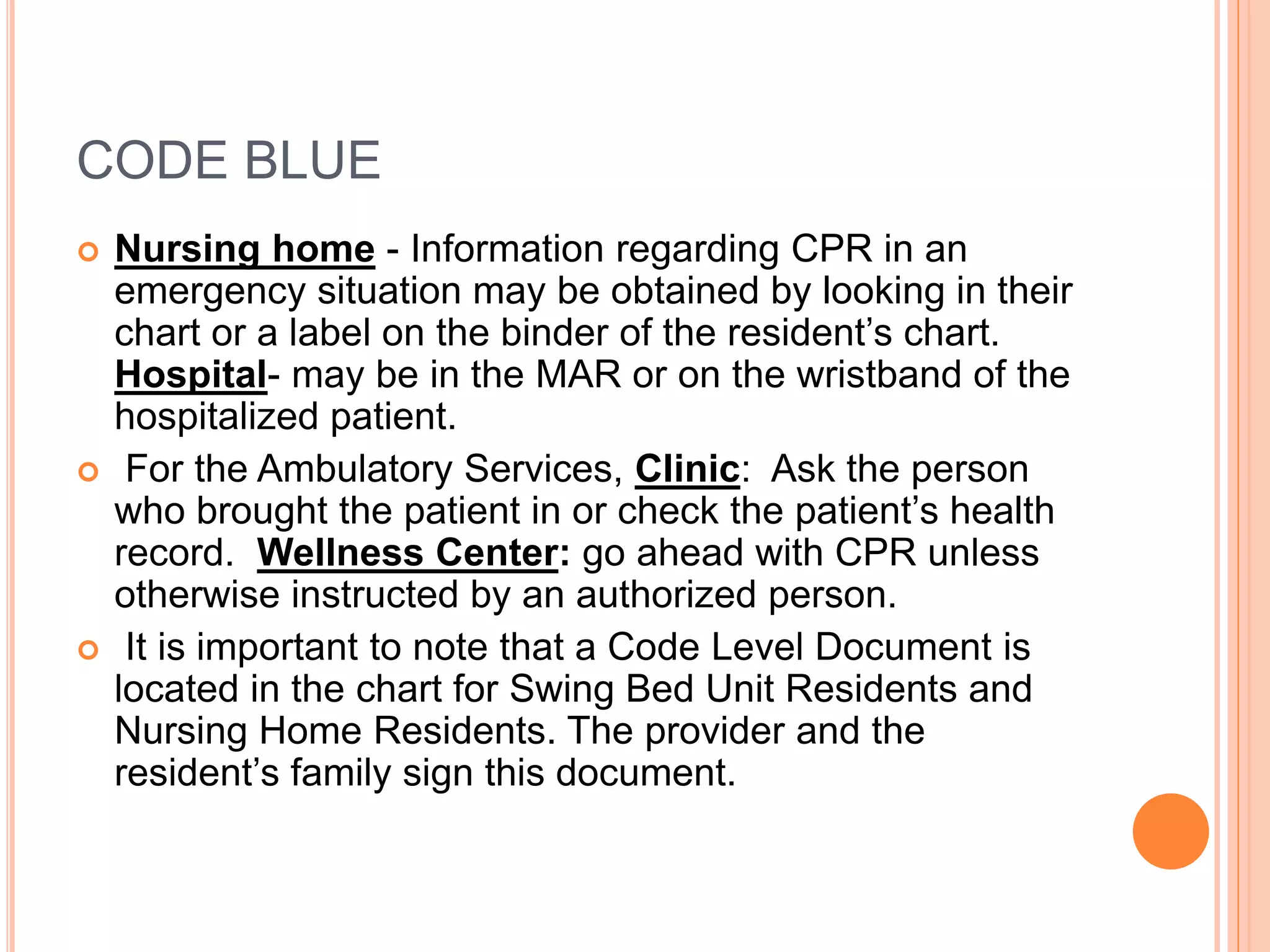 DISASTER-AND-EMERGENCY-CODES-ppt-11-15.pptx | First Aid | Injuries