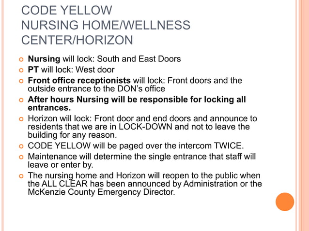 DISASTER-AND-EMERGENCY-CODES-ppt-11-15.pptx | First Aid | Injuries