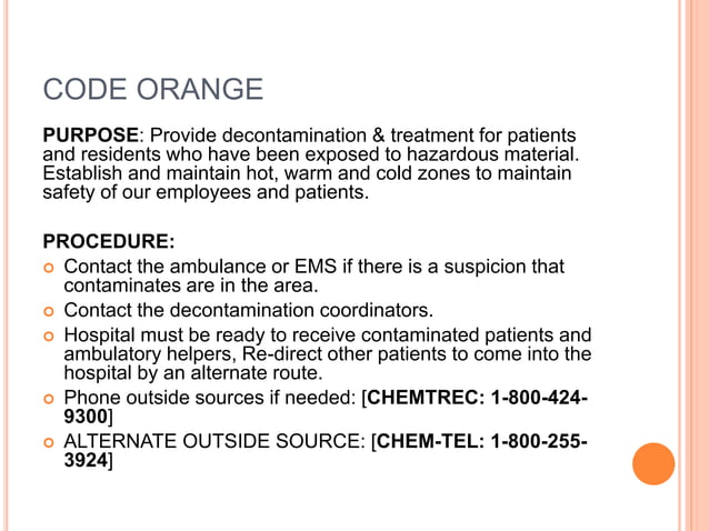 DISASTER-AND-EMERGENCY-CODES-ppt-11-15.pptx | First Aid | Injuries