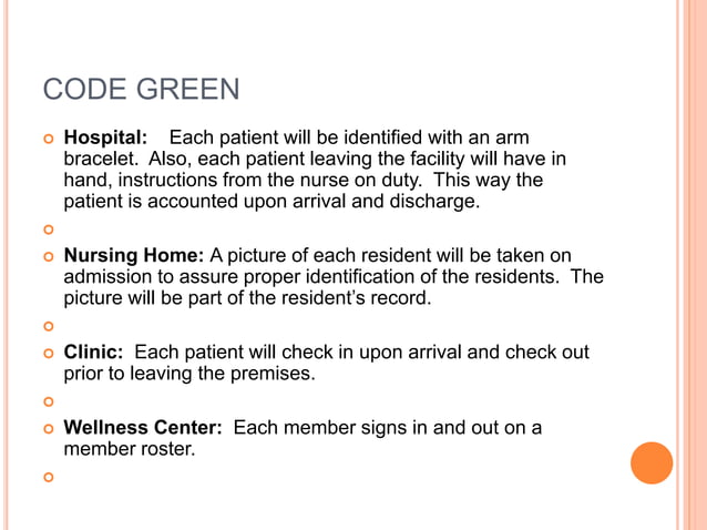 DISASTER-AND-EMERGENCY-CODES-ppt-11-15.pptx | First Aid | Injuries