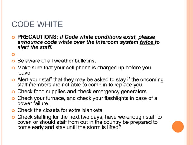 DISASTER-AND-EMERGENCY-CODES-ppt-11-15.pptx | First Aid | Injuries