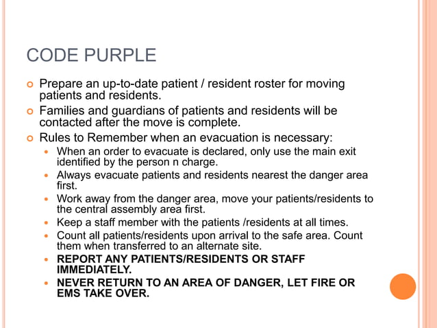 DISASTER-AND-EMERGENCY-CODES-ppt-11-15.pptx | First Aid | Injuries