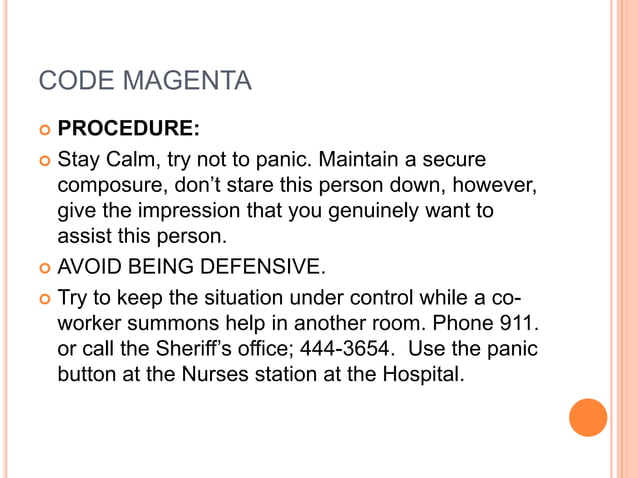 DISASTER-AND-EMERGENCY-CODES-ppt-11-15.pptx | First Aid | Injuries