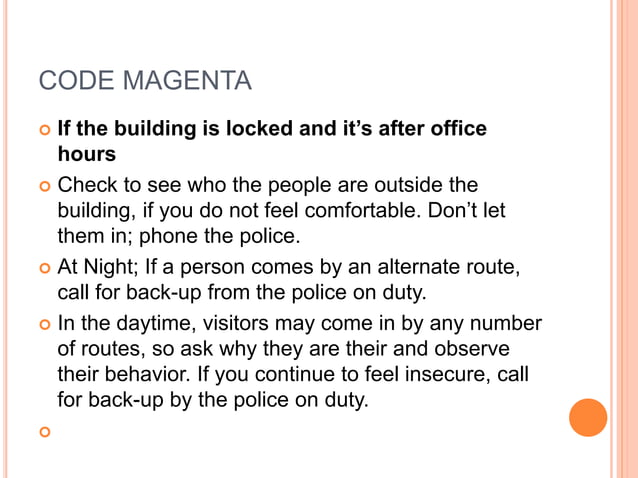 DISASTER-AND-EMERGENCY-CODES-ppt-11-15.pptx | First Aid | Injuries