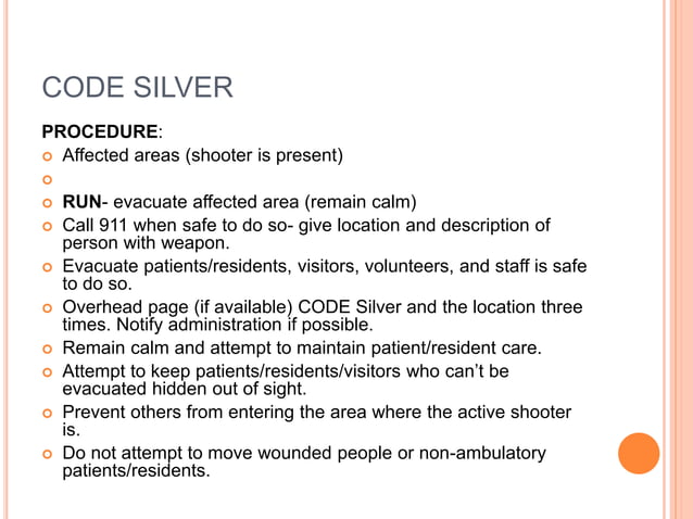 DISASTER-AND-EMERGENCY-CODES-ppt-11-15.pptx | First Aid | Injuries