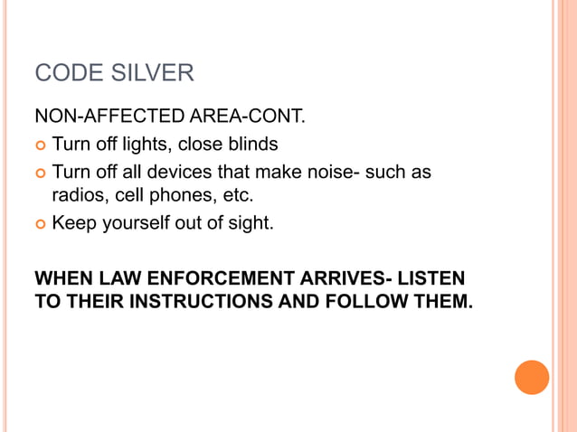 DISASTER-AND-EMERGENCY-CODES-ppt-11-15.pptx | First Aid | Injuries