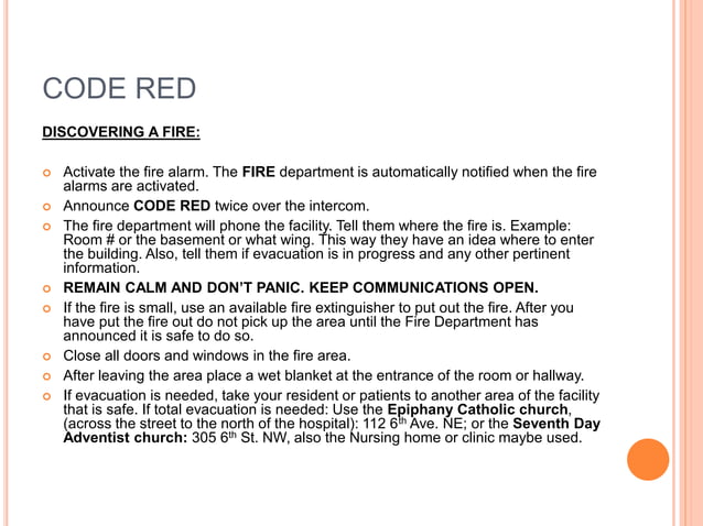 DISASTER-AND-EMERGENCY-CODES-ppt-11-15.pptx | First Aid | Injuries