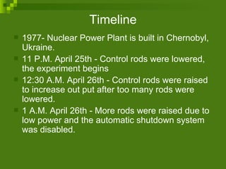 Disaster At Chernobyl | PPT | Environment | Science