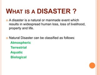 Disaster management-ppt-INDIA | PPTX