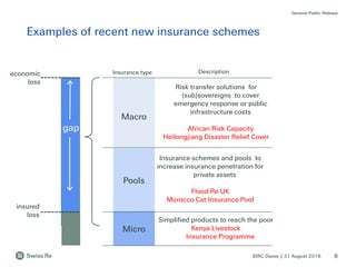Disaster Risk Financing and the Role of Insurance, Esther BAUR | PDF
