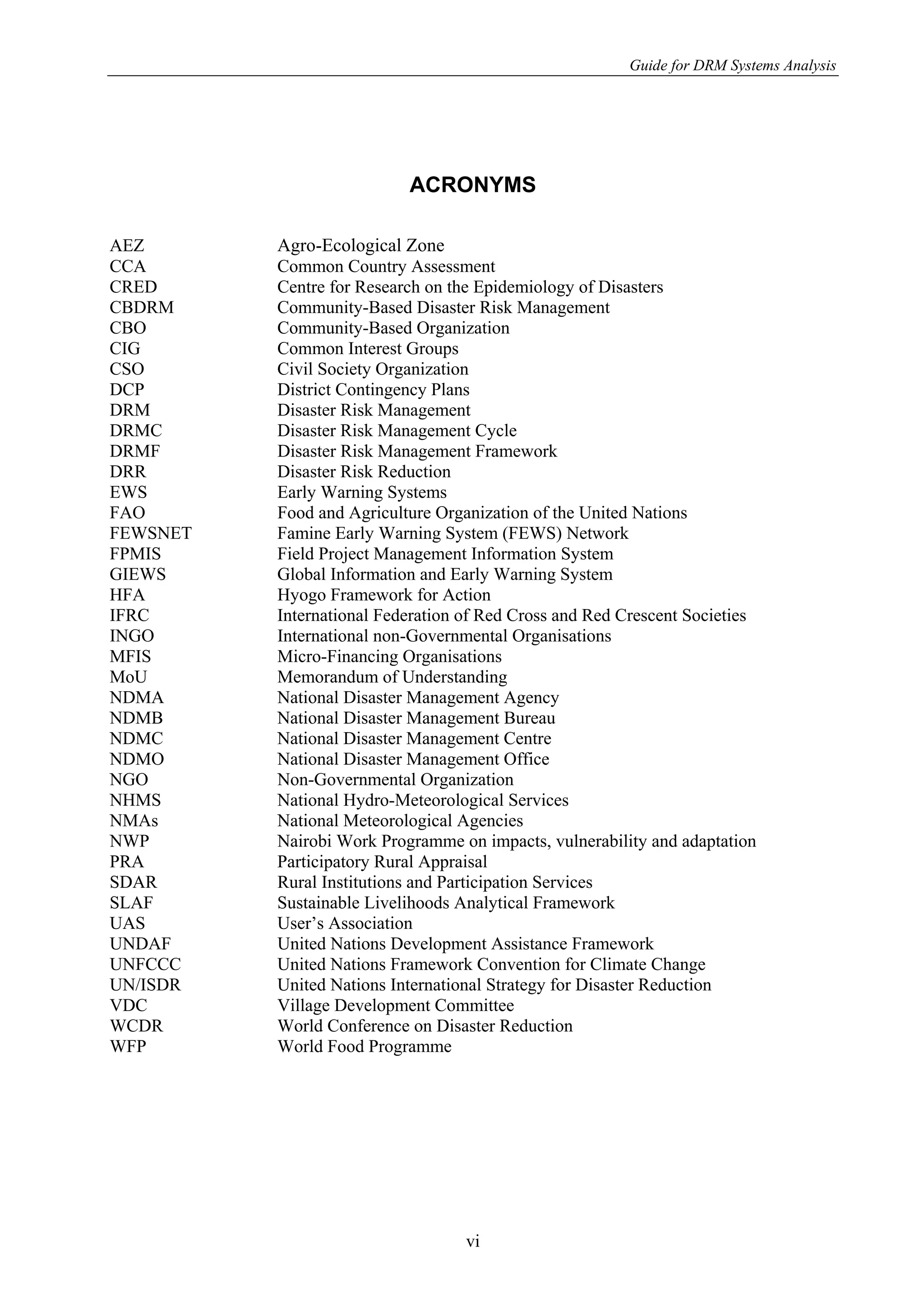 Disaster risk-management | PDF