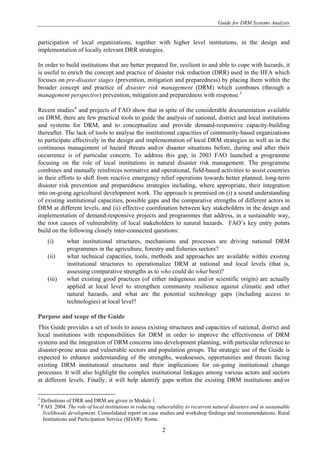 Disaster risk-management | PDF