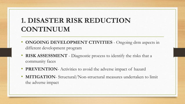 DISASTER-RISK-REDUCTION-AND-MANAGEMENT.pptx | Environment | Science