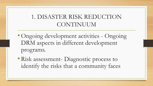 DISASTER-RISK-REDUCTION-AND-MANAGEMENT.pptx | Environment | Science