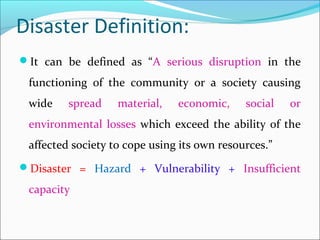Disaster Management | PPT