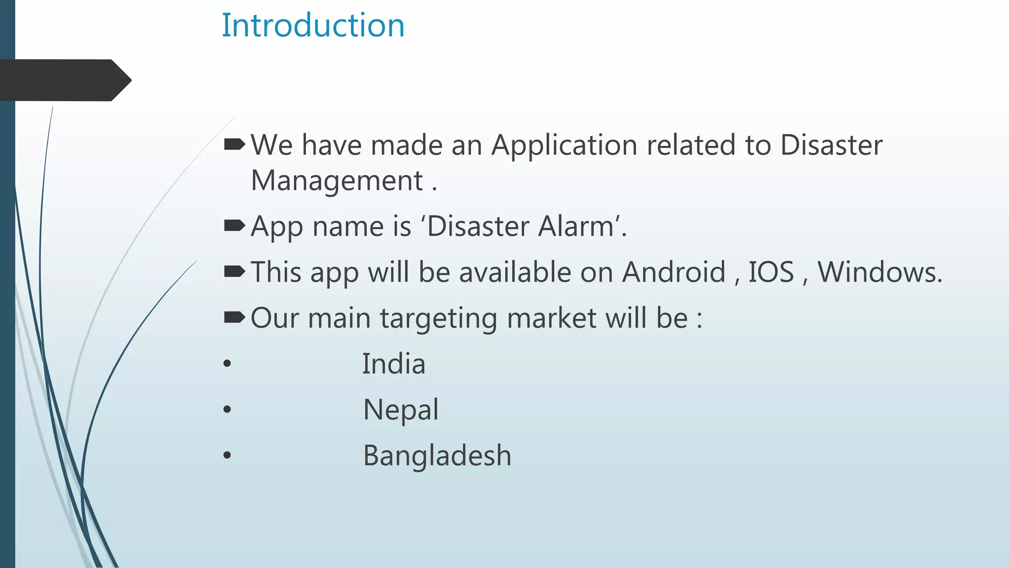 Disaster alarm | PPT