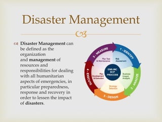 Disaster and disaster management | PPT