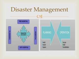 Disaster and disaster management | PPT