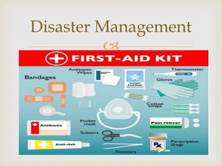 Disaster and disaster management | PPT