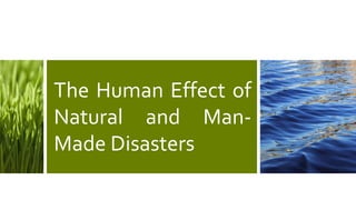 DISASTER and its EFFECTS.pptx