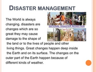 Disaster management | PPTX