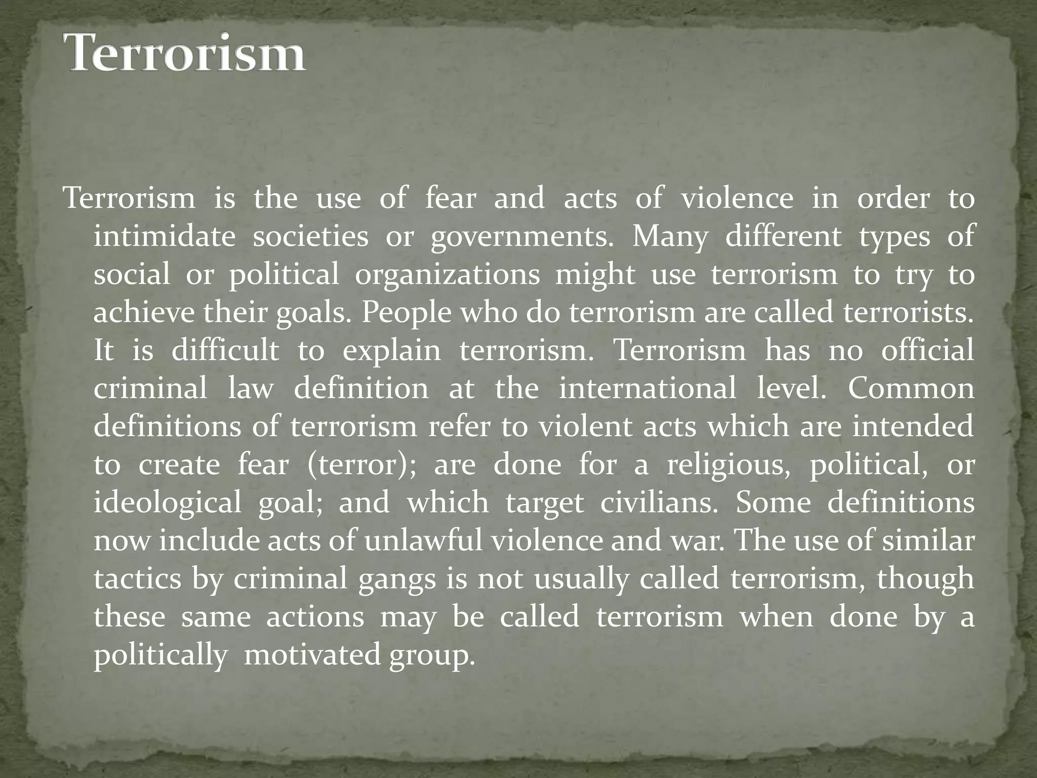 Disaster and its types | PPTX