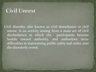 Disaster and its types | PPTX