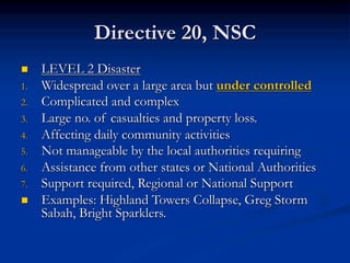 Disaster and Mass Casualty Incidents (updated 7th July 2020) | PDF