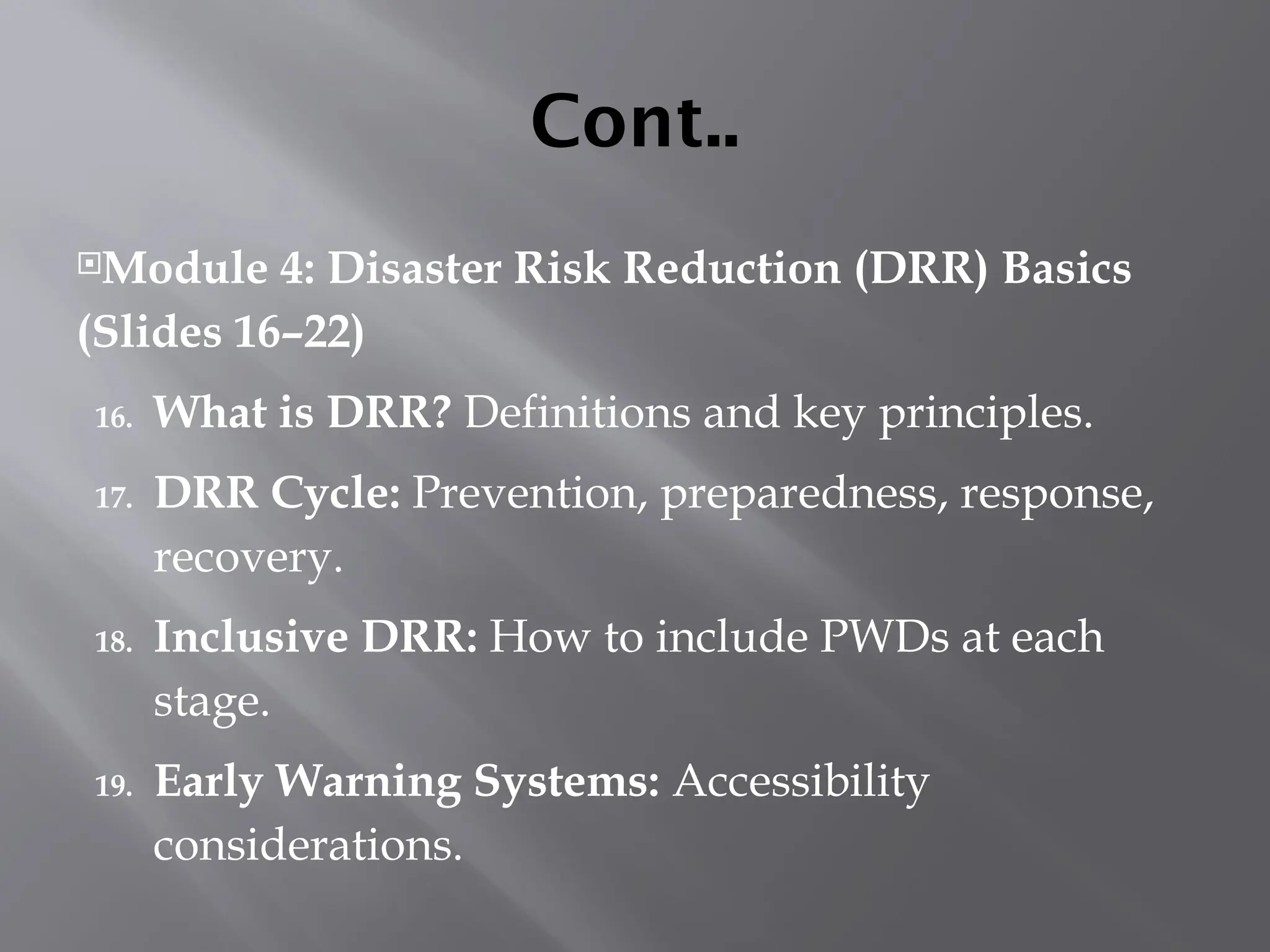 Disaster and risk. to mange climate change | PPTX