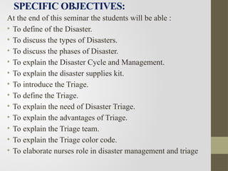 Comprehensive Disaster Management and Triage: Strategies and Nursing ...