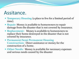 Disaster assistance fema + Update | PDF