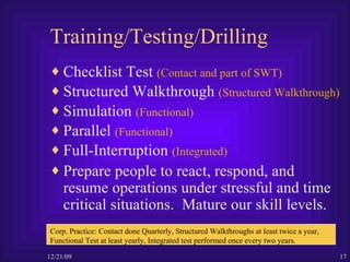 Disaster Biz Resumpt | PPT | Business | Business and Finance