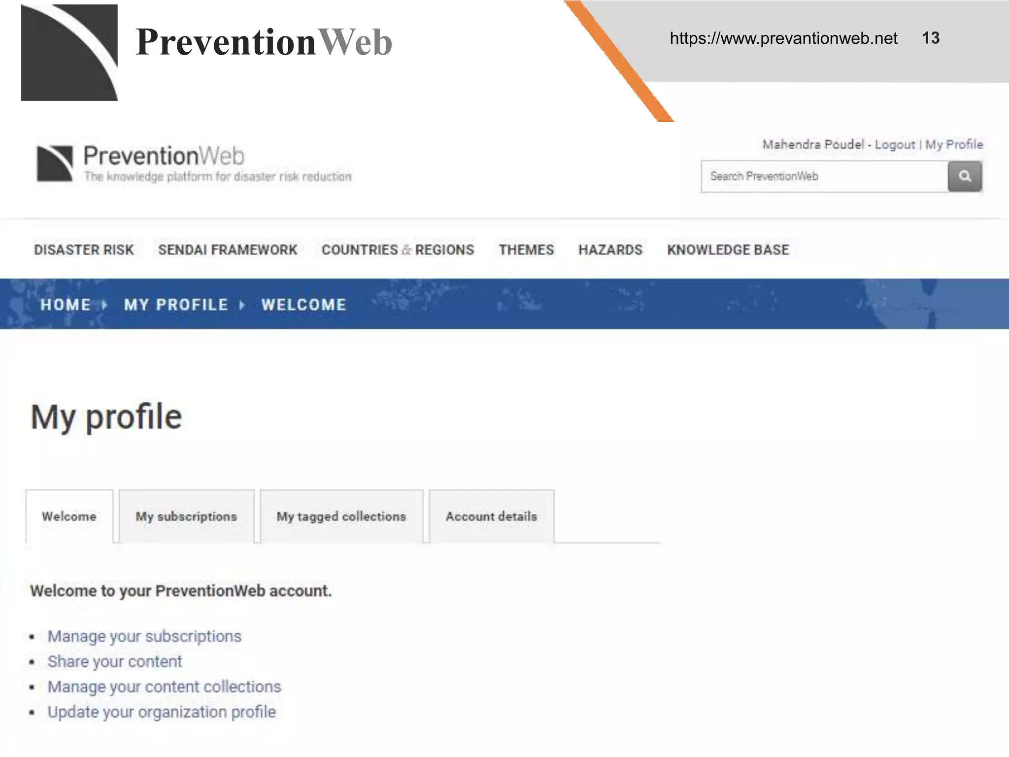 Disaster database | PPT