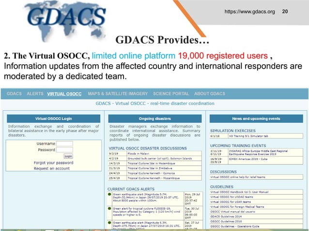 Disaster database | PPT