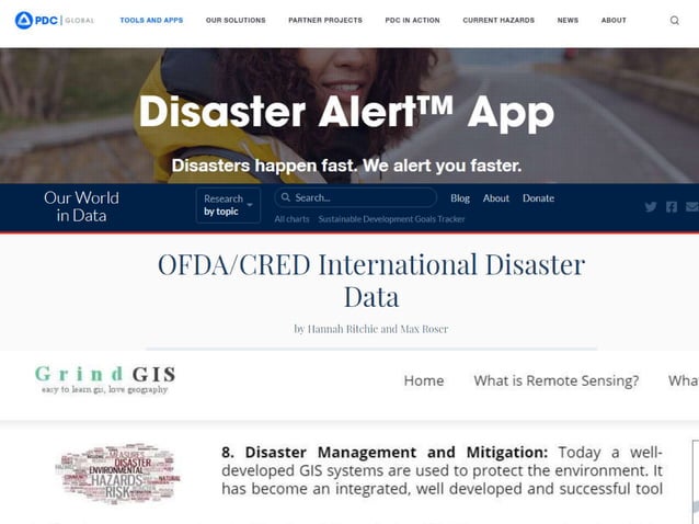 Disaster database | PPT