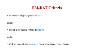 Disaster database slide | PPTX